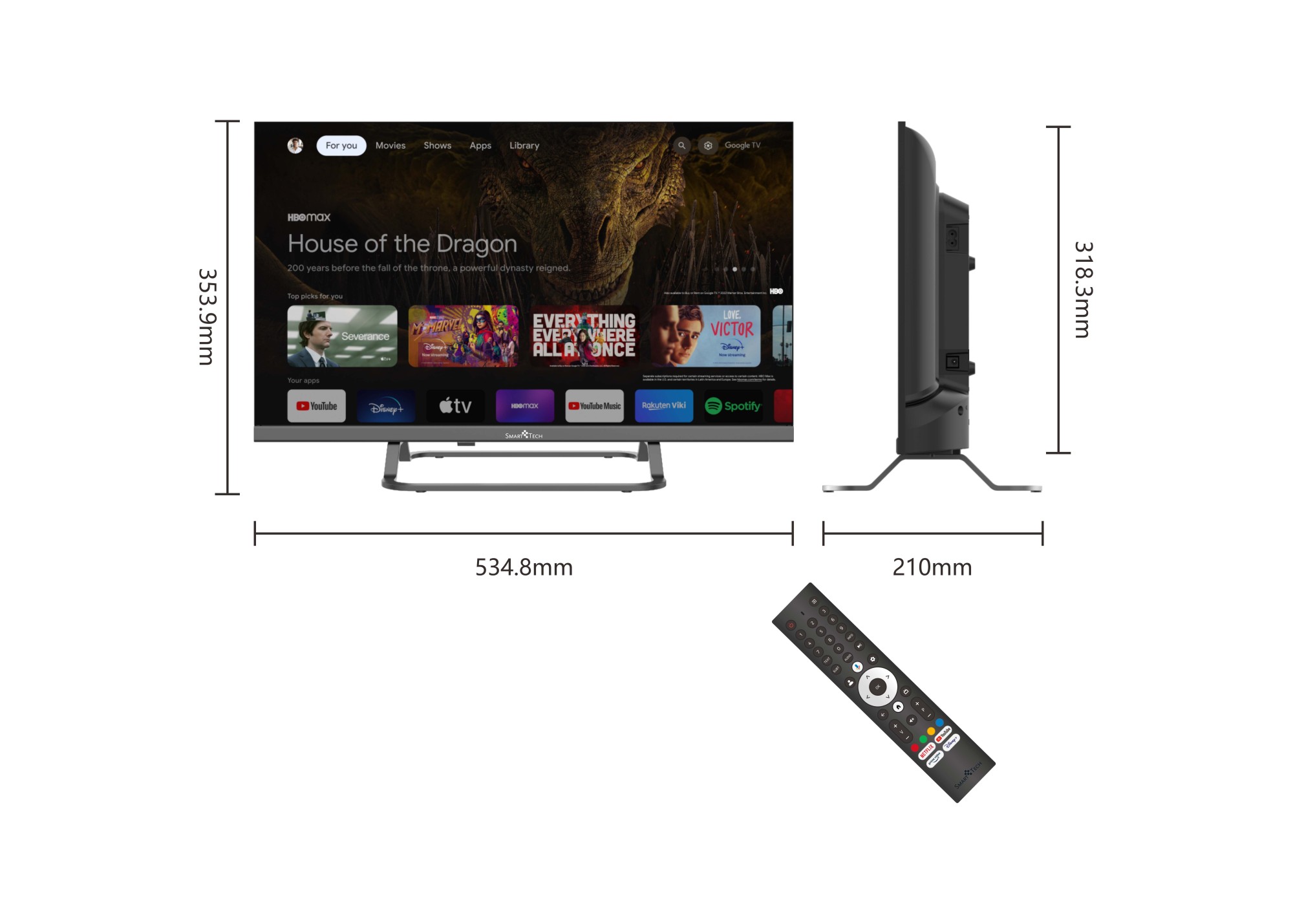 24" VC HD Google TV™
