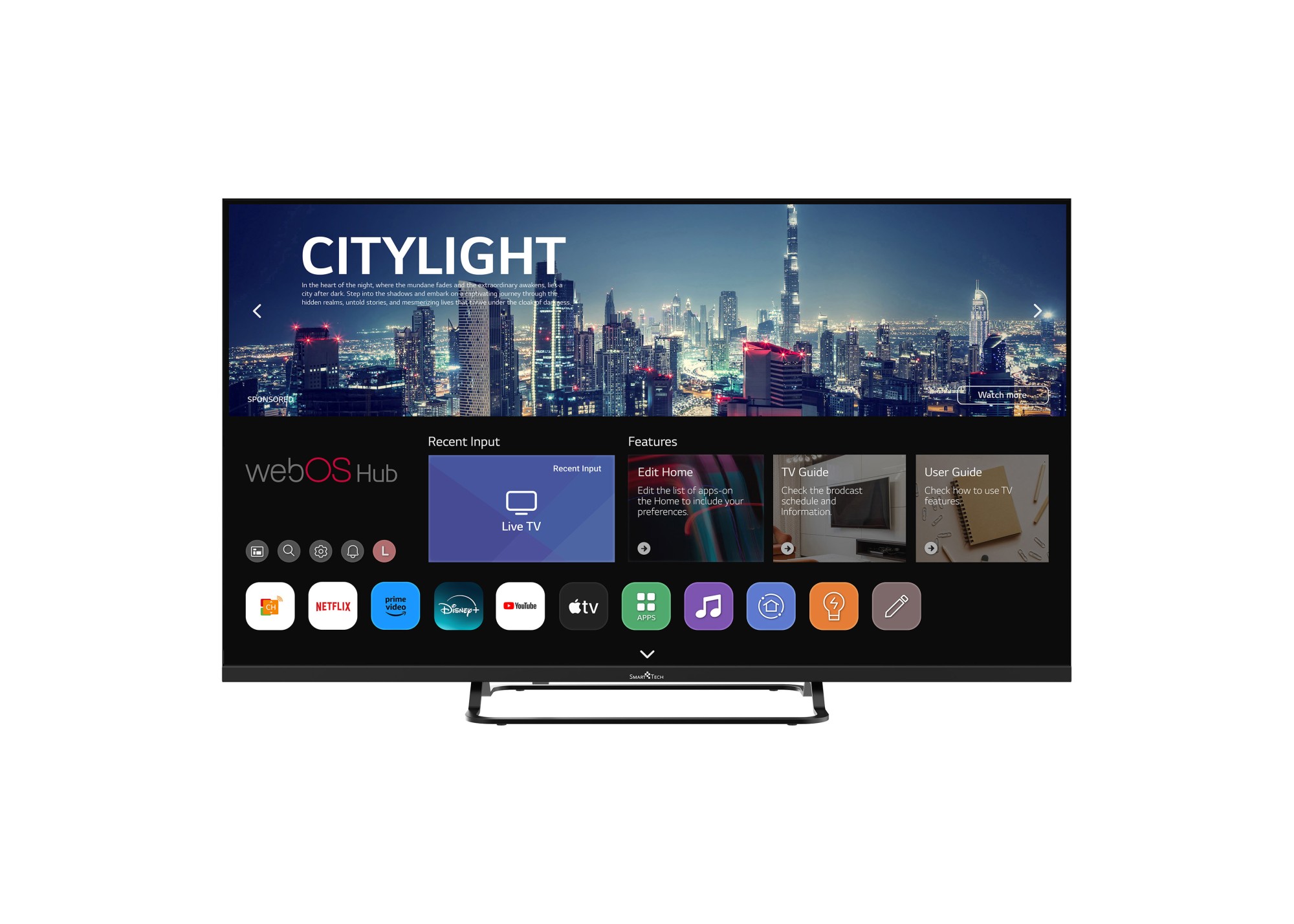 40" 1V HD LED Smart TV powered by webOS HUb