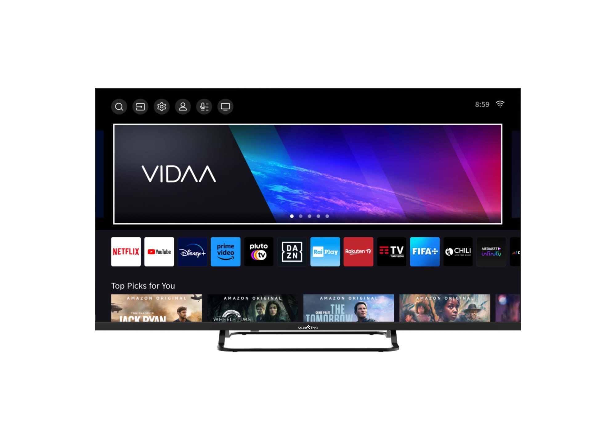 43" 1V 4K UHD LED VIDAA Smart TV
