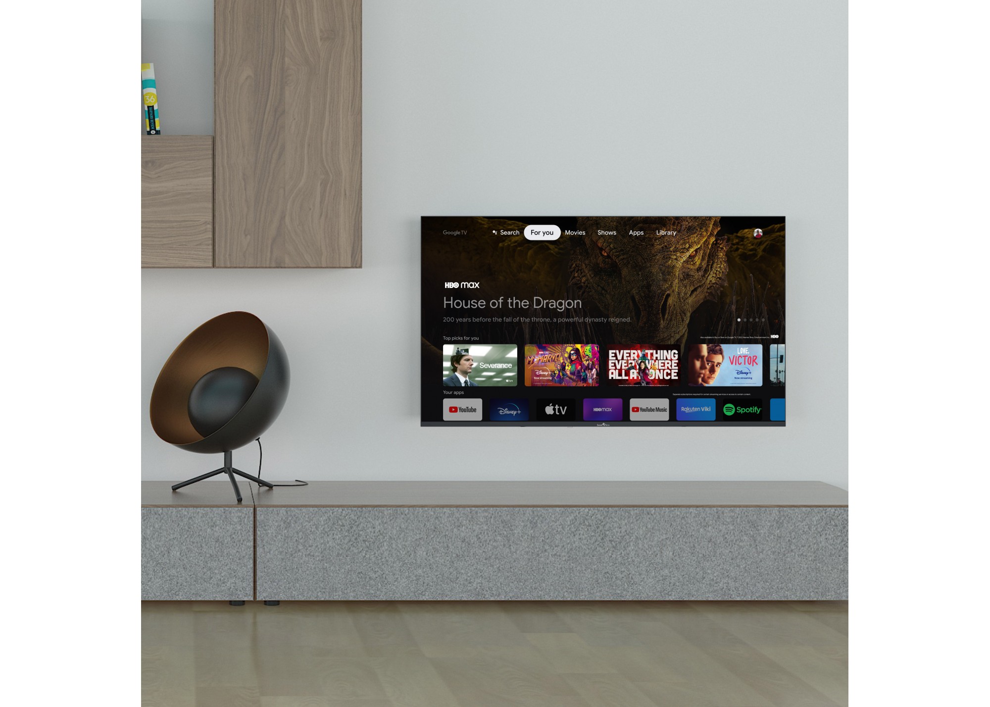 55" V3 4K Ultra HD Google TV™