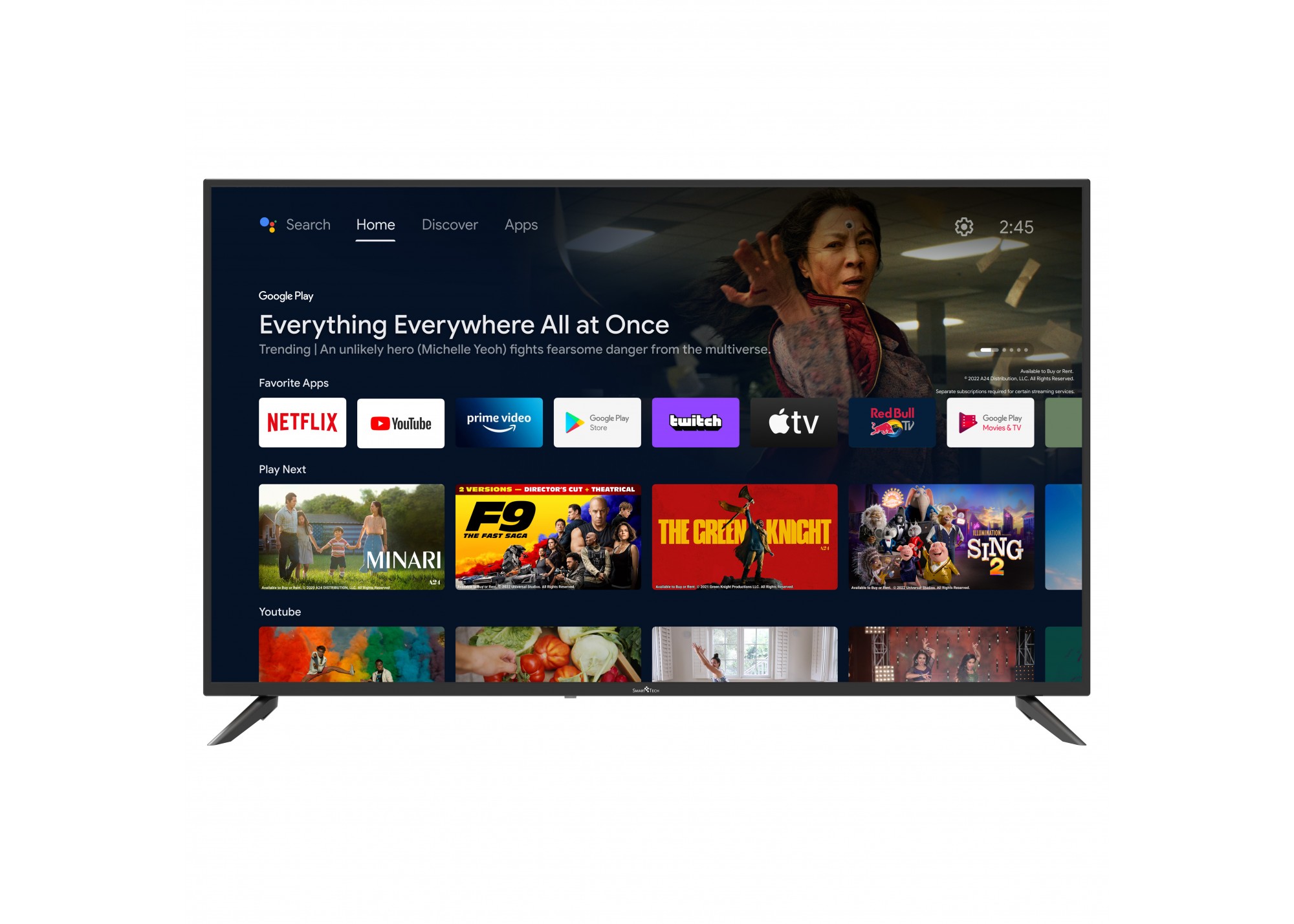 58" T1 4K Ultra HD Android TV™