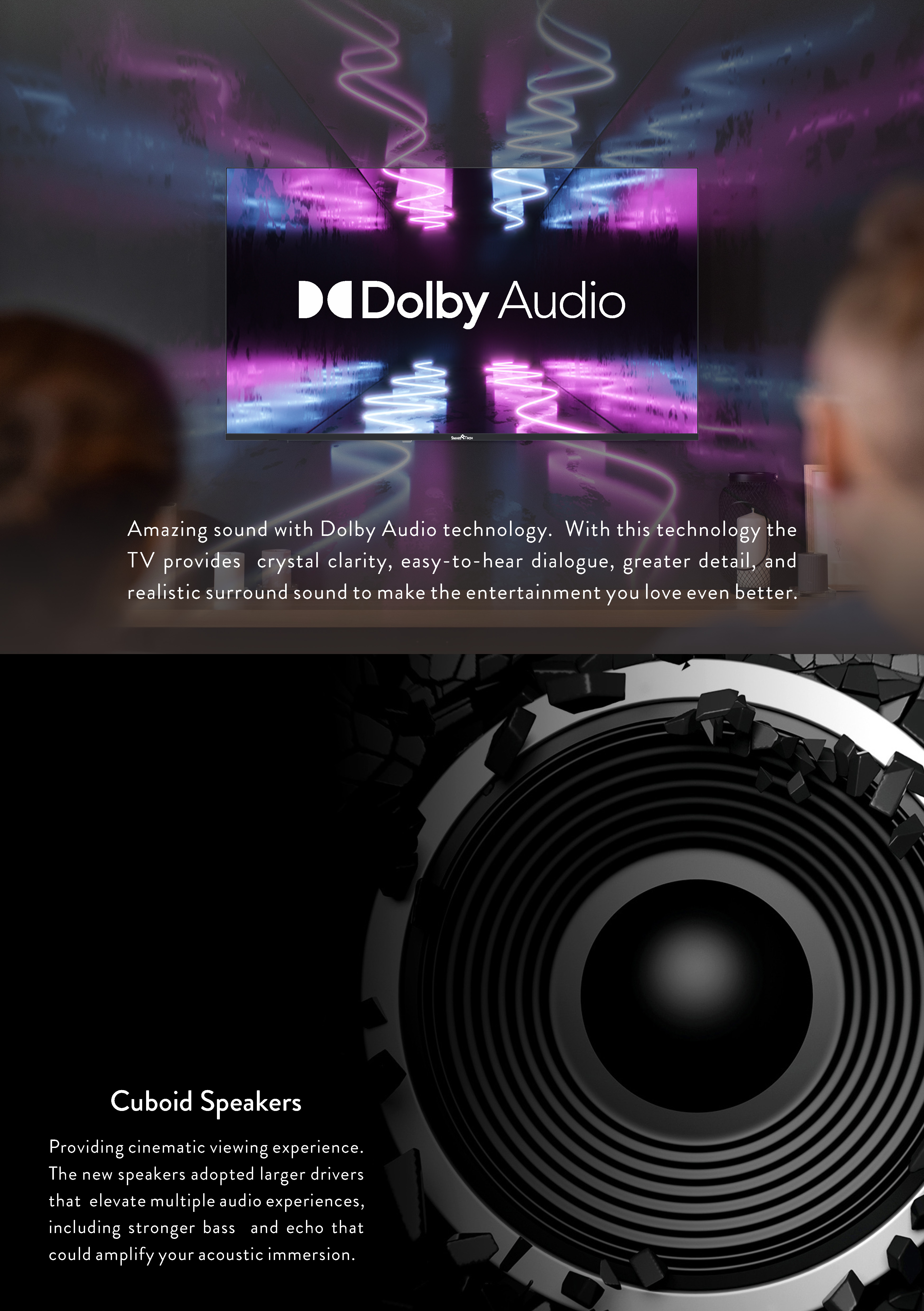 50" V1 4K UHD LED VIDAA Smart TV