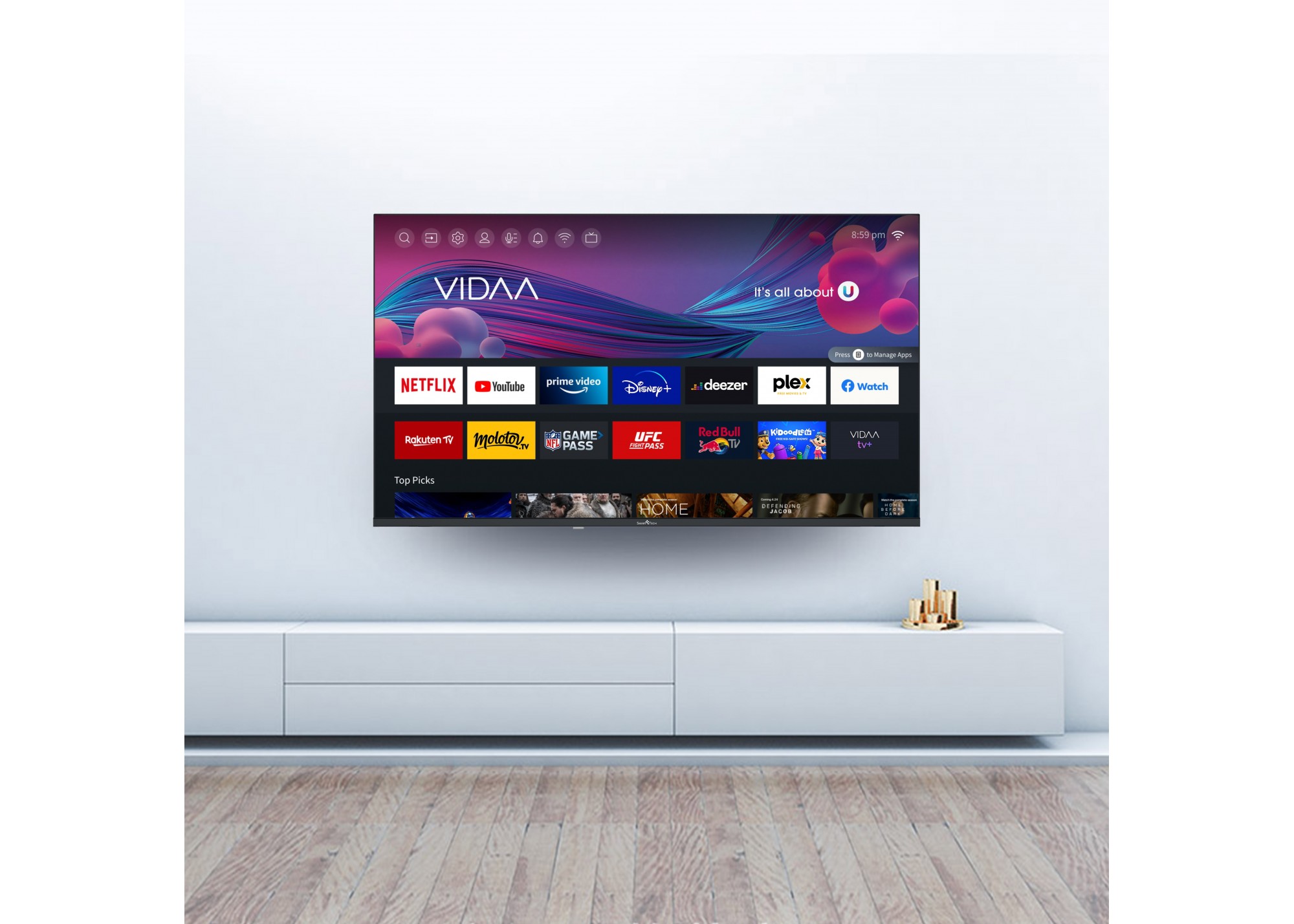 40" V1 FHD LED VIDAA Smart TV